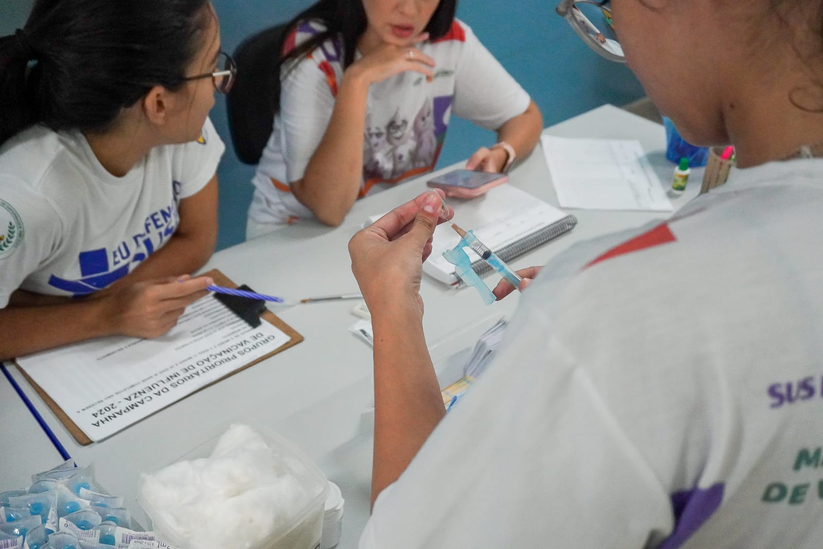 “dia D” Da Campanha De Vacinação Contra Influenza é Realizado Em